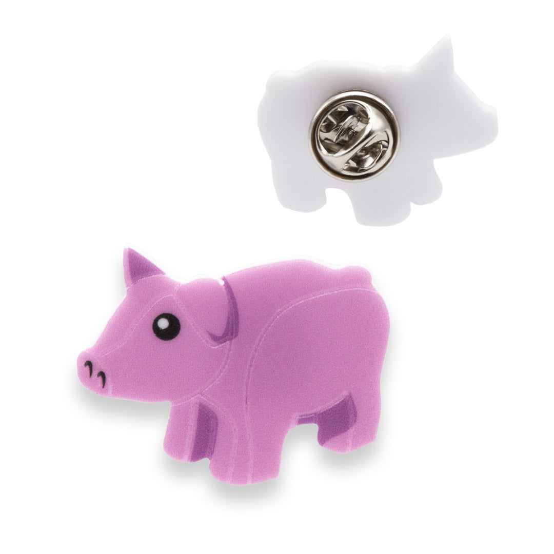 Pig Pin Badge – Bricks & Minifigs Grand Rapids
