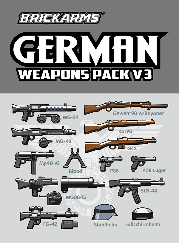 BA German Weapons Pack – Bricks & Minifigs Grand Rapids
