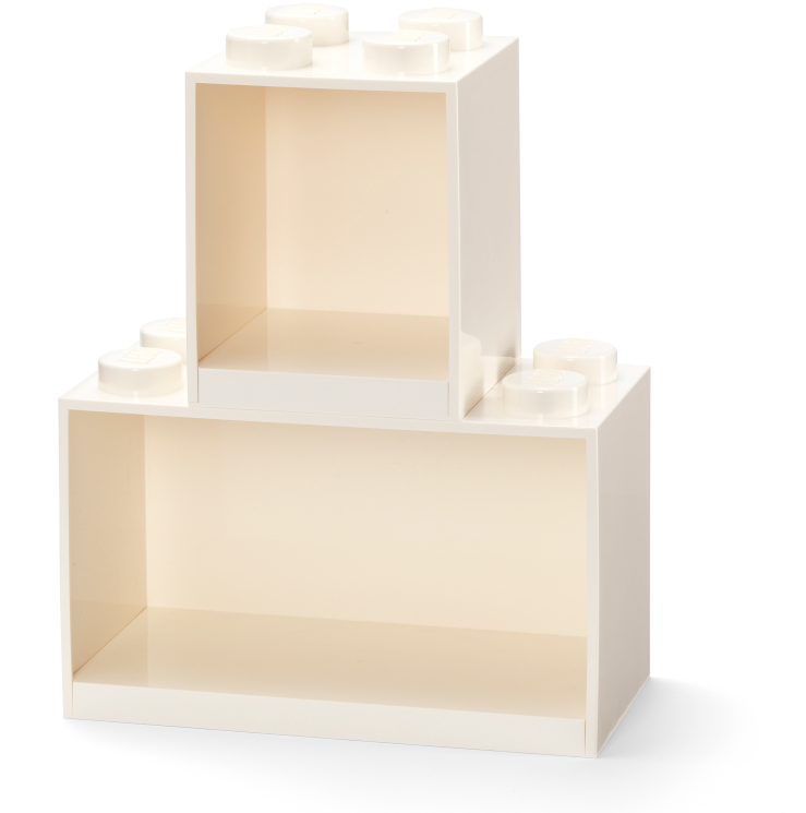Brick Shelf Set – White – Bricks & Minifigs Grand Rapids