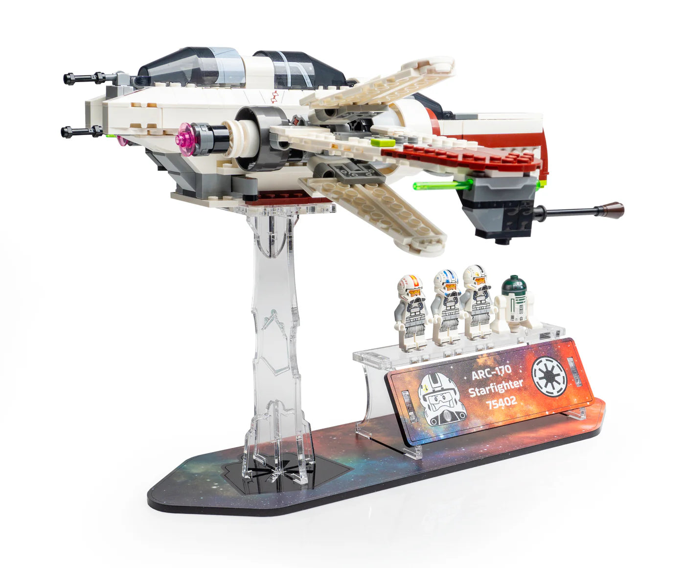 Star Wars Display Stand - ARC-170 Starfighter – Bricks & Minifigs Grand ...