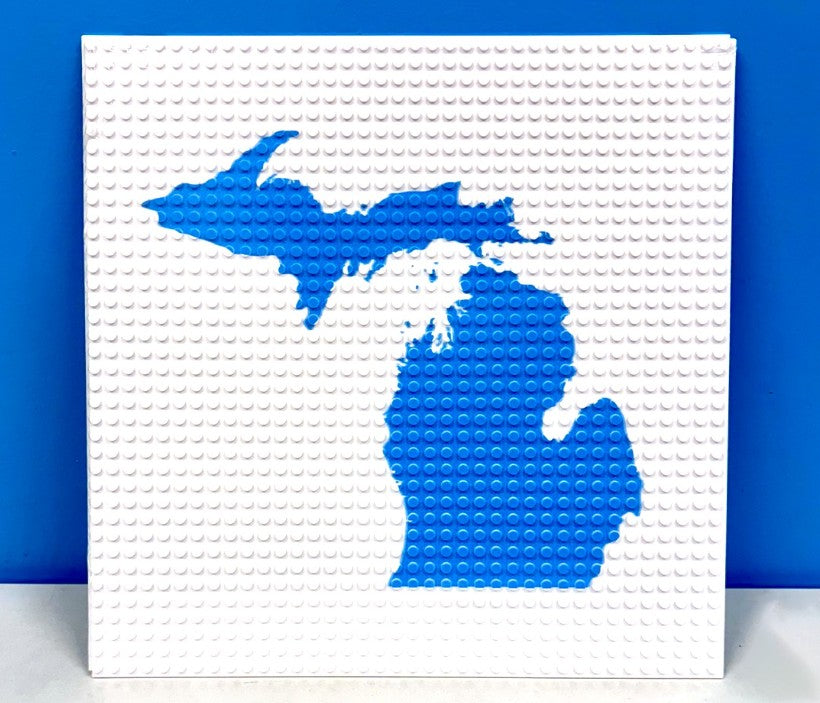 12" x 12" SLAB - Michigan – Bricks & Minifigs Grand Rapids